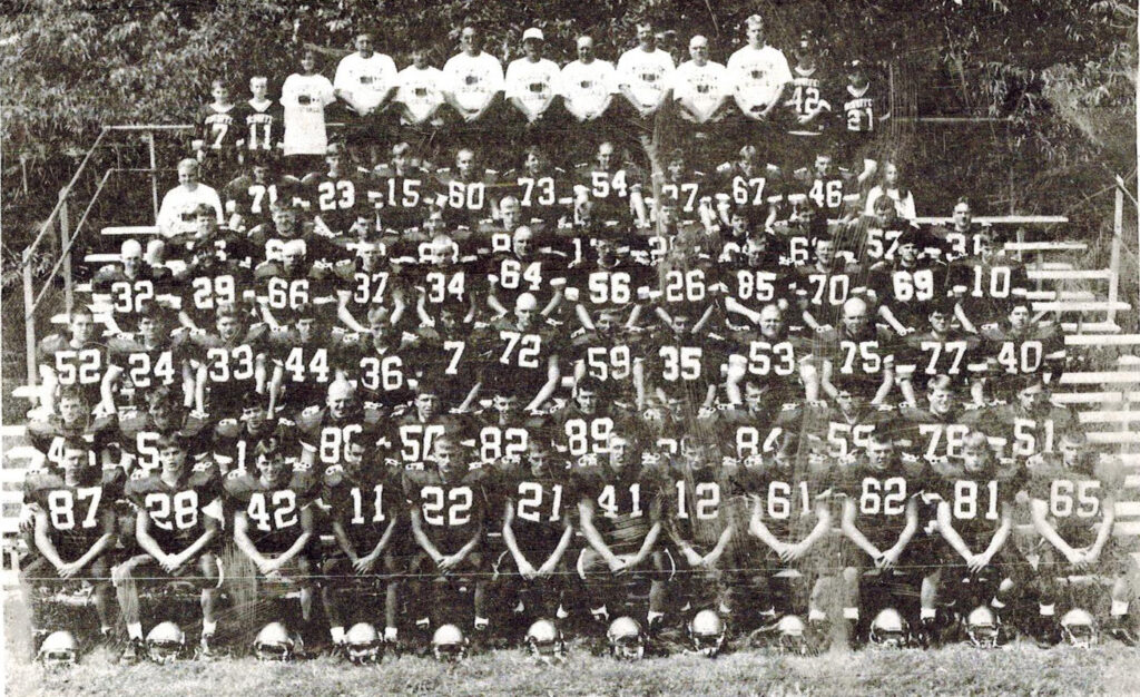 McGUFFEY HIGH SCHOOL 1994 FOOTBALL TEAM – Washington Greene Hall of Fame